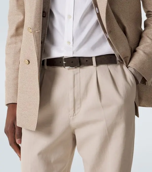 Brunello Cucinelli Suede Belt