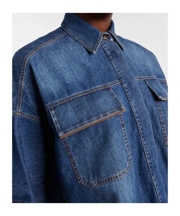 Brunello Cucinelli Denim Top
