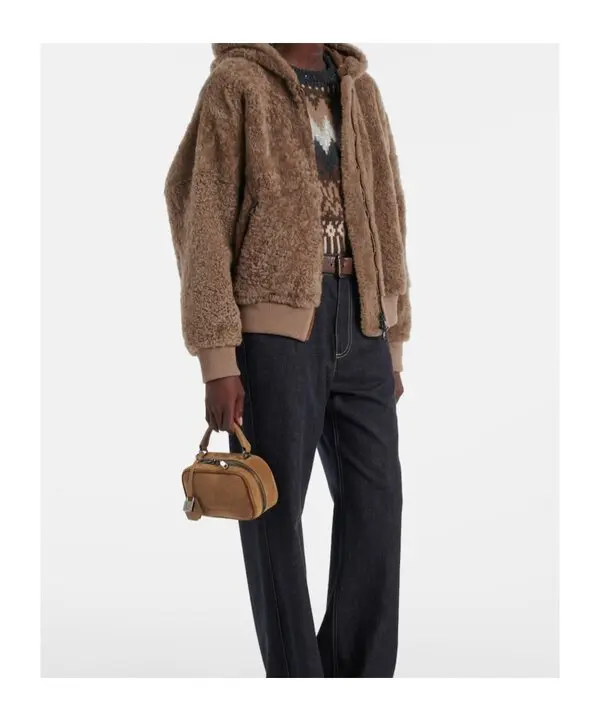 Brunello Cucinelli Shearling And Cashmere Jacket