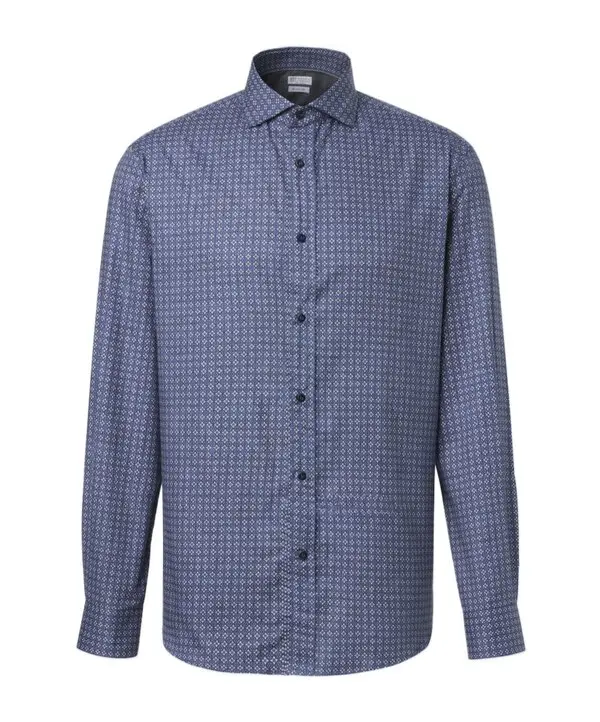Brunello Cucinelli Printed Cotton Shirt