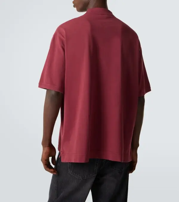Acne Studios Cotton Piqué Polo Shirt