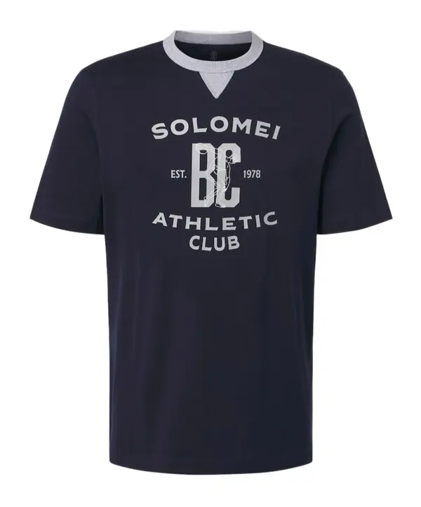 Brunello Cucinelli Printed Cotton Jersey T-shirt