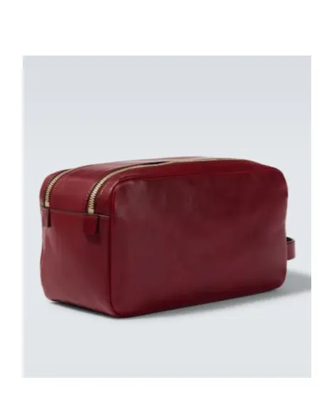 Brunello Cucinelli Leather Toiletry Bag