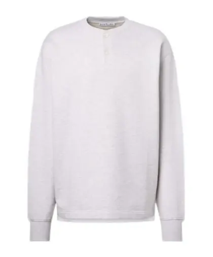 Acne Studios Logo Embroidered Cotton-blend Sweatshirt