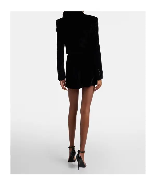 Dolce & Gabbana Cotton And Silk-blend Shorts