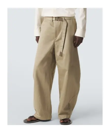 Sacai Cotton Chino Barrel-leg Pants