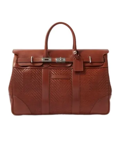 Brunello Cucinelli Country Leather Tote Bag