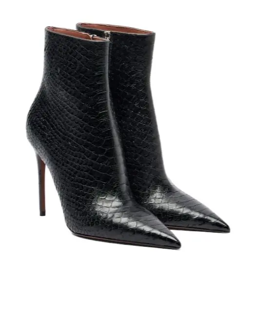 Paris Texas Effect Leather Ankle Boots