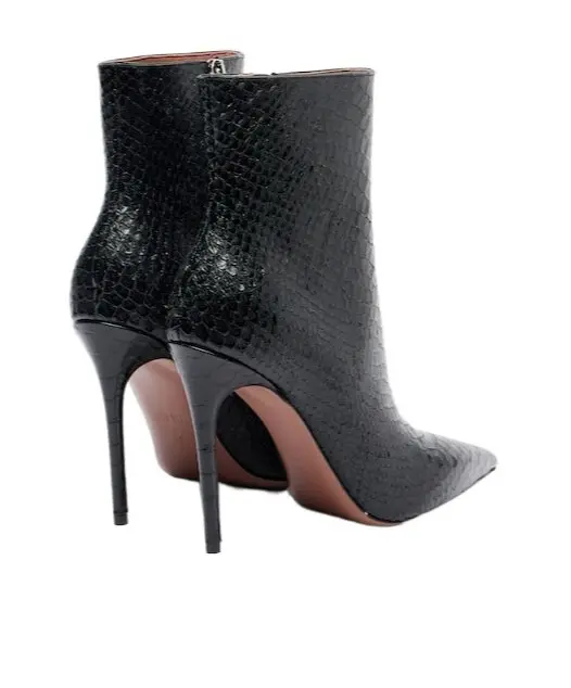 Paris Texas Effect Leather Ankle Boots