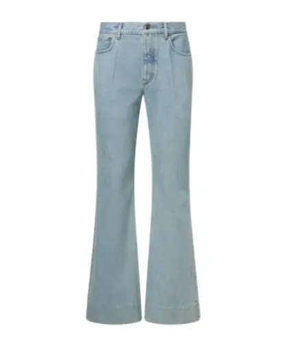 Valentino Garavani Logo Flared Jeans - Gray