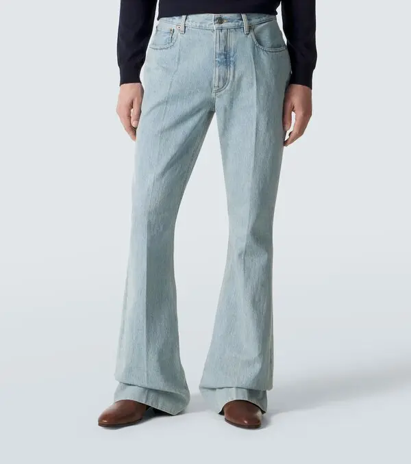 Valentino Garavani Logo Flared Jeans