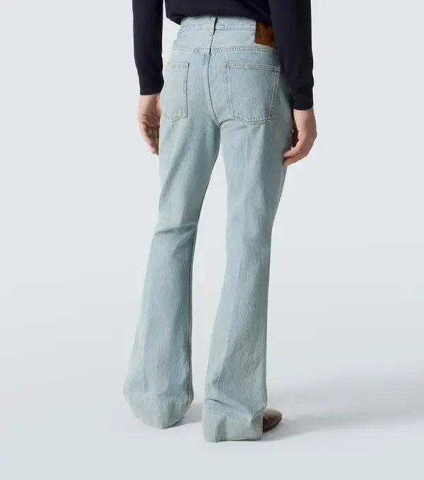 Valentino Garavani Logo Flared Jeans