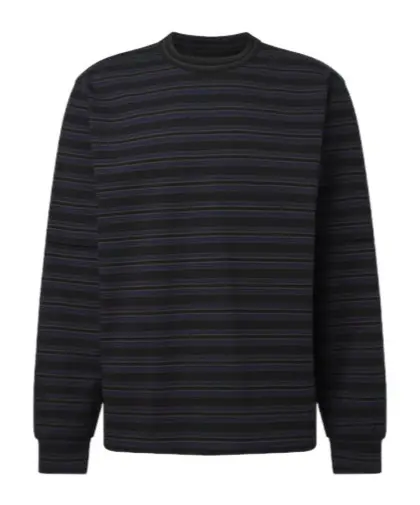 Sacai Striped T-shirt - Black