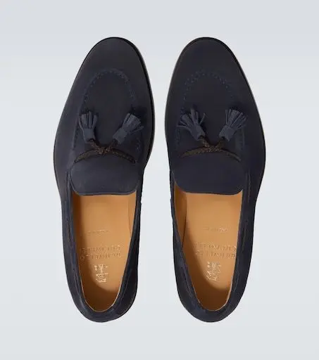 Brunello Cucinelli Suede Loafers