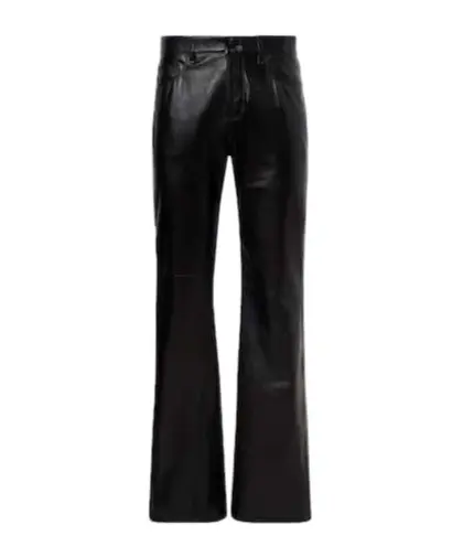 Acne Studios Leather Flared Pants