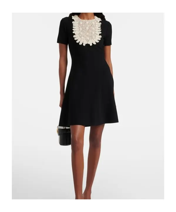 Valentino Garavani Crochet Minidress