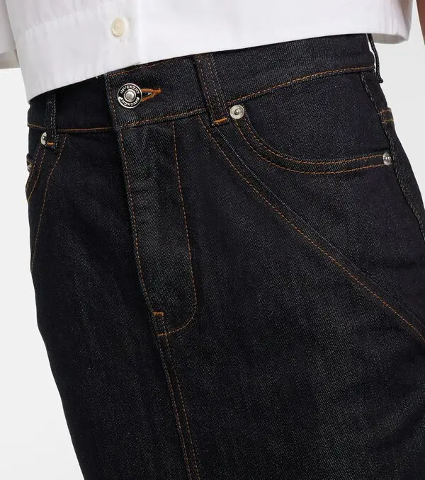 Givenchy Denim Midi Skirt