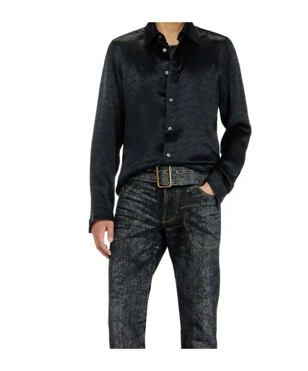 DIESEL® Jacquard-logo Shirt