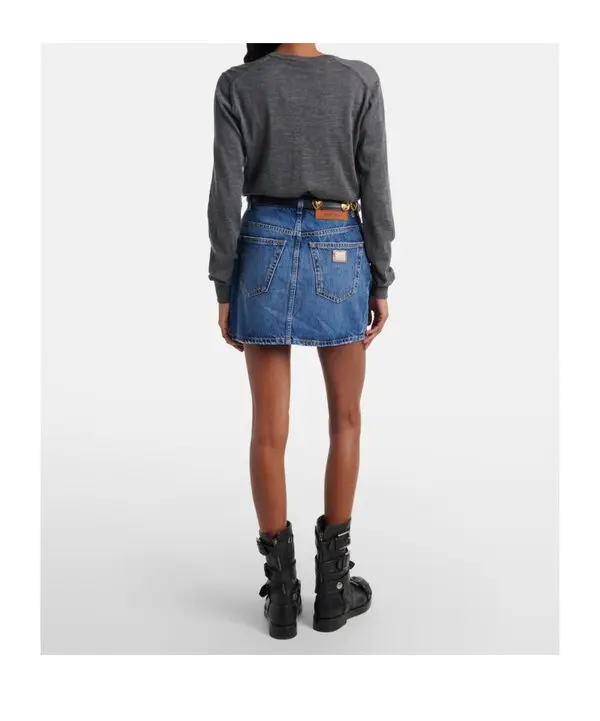 Dolce & Gabbana Denim Miniskirt