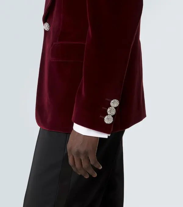 Dolce & Gabbana Cotton-blend Velvet Tuxedo Jacket