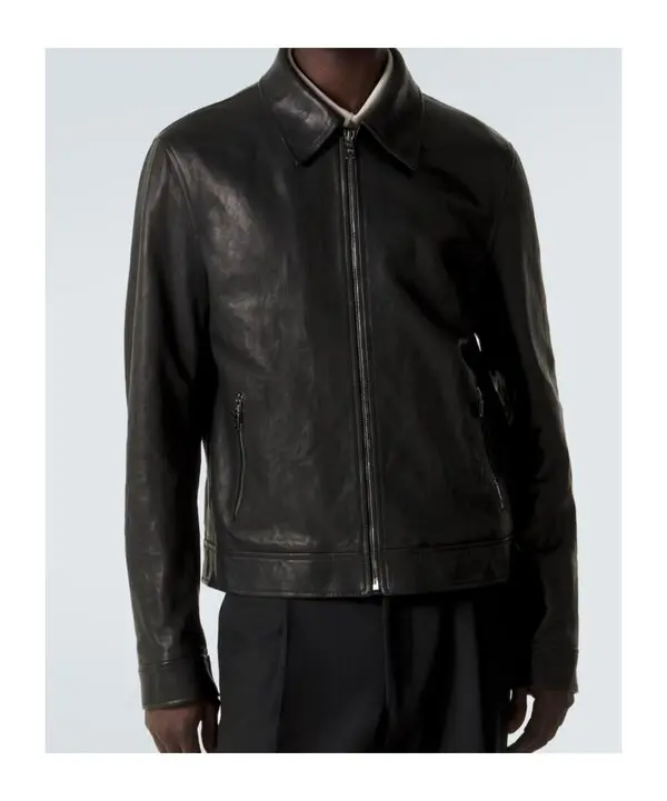 Dolce & Gabbana Leather Blouson Jacket