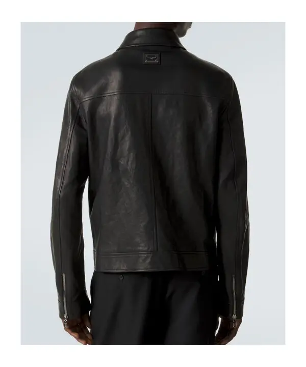 Dolce & Gabbana Leather Blouson Jacket