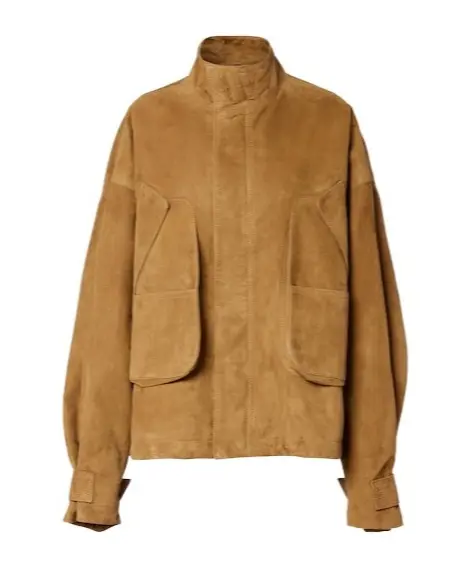 Attico Soft Suede Flight Jacket