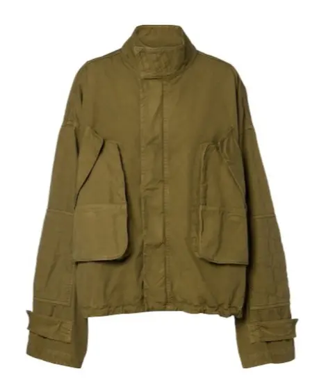Attico Casual Stand-up Collar Jacket