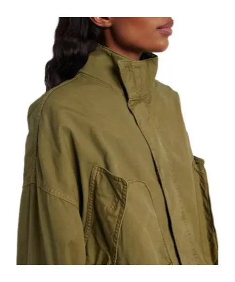 Attico Casual Stand-up Collar Jacket