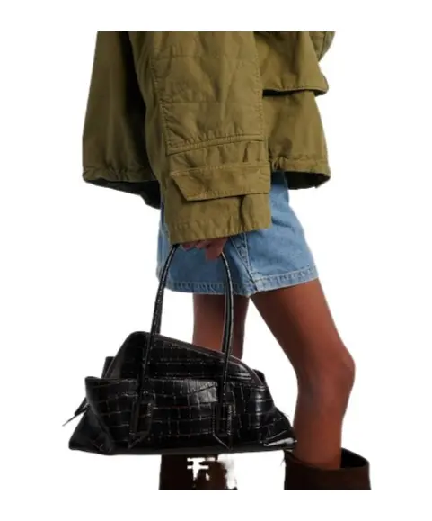 Attico Casual Stand-up Collar Jacket