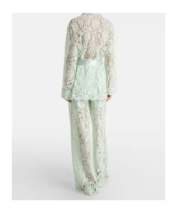 Dolce & Gabbana Lace Wide-leg Pants