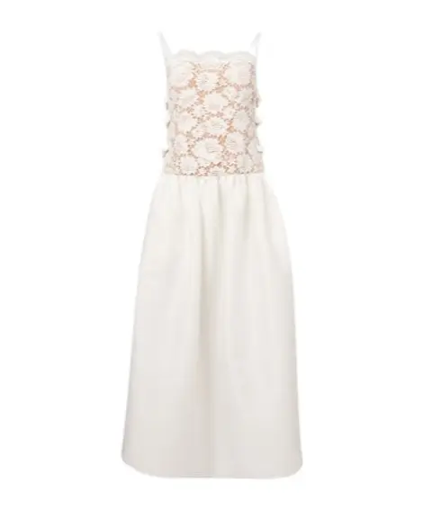 SELF-PORTRAIT Versatile Camisole Dress - White
