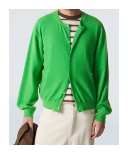 Auralee Cashmere And Cotton Cardigan