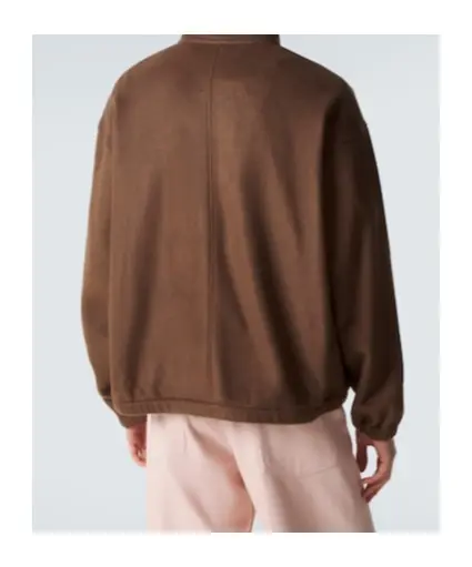 Auralee Silk Fleece Half-zip Sweater