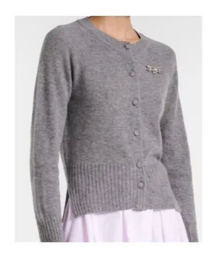 Simone Rocha Embellished Cashmere Cardigan