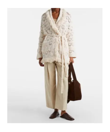 Alanui Lagoon Romance Cotton-blend Cardigan