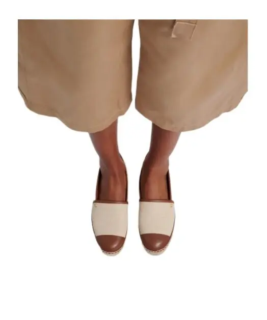 GIANVITO ROSSI Leather-trimmed Canvas Espadrilles