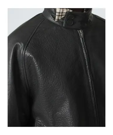 Studio Nicholson Over Leather Bomber Jacket
