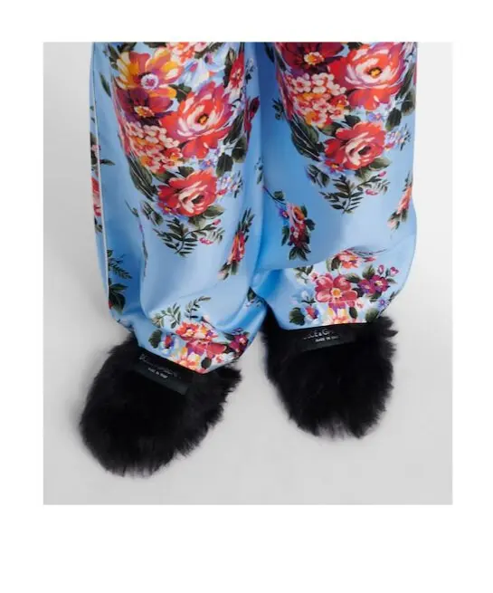 Dolce & Gabbana Shearling Mules