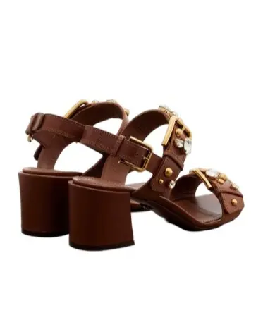 Dolce & Gabbana Embellished Leather Sandals