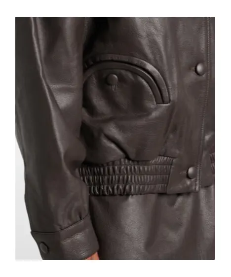 BLAZÉ MILANO Button Leather Jacket