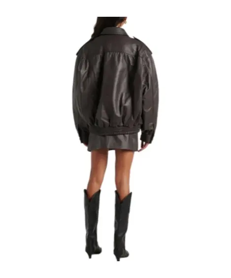 BLAZÉ MILANO Button Leather Jacket