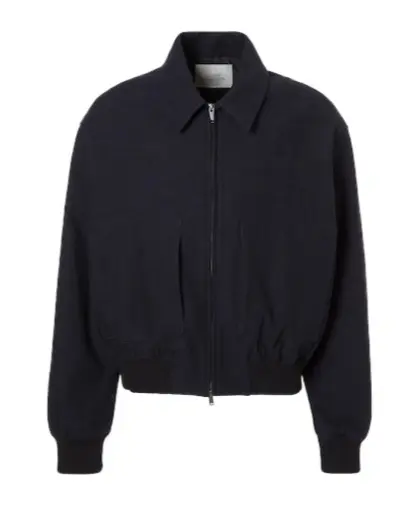 Studio Nicholson Cotton-blend Zip-up Bomber Jacket