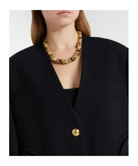 BLAZÉ MILANO Loose Blazer With Gold Buttons