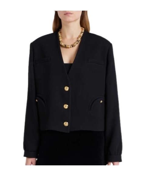 BLAZÉ MILANO Loose Blazer With Gold Buttons