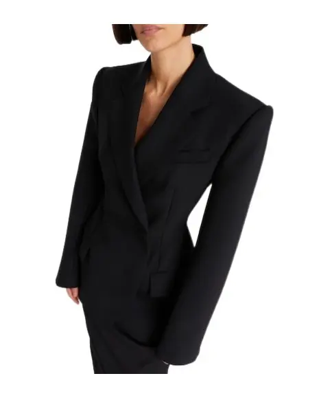 Sportmax Breasted Peplum Blazer