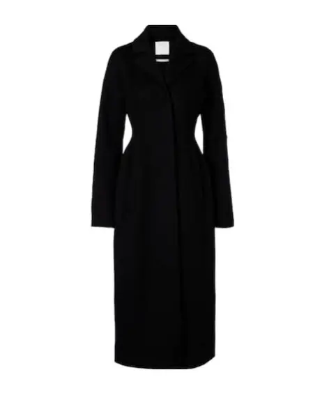 Sportmax Virgin Wool Coat - Black