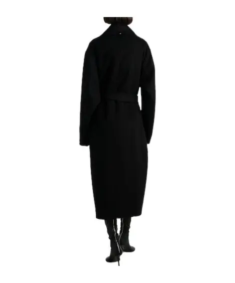 Sportmax Virgin Wool Wrap Coat