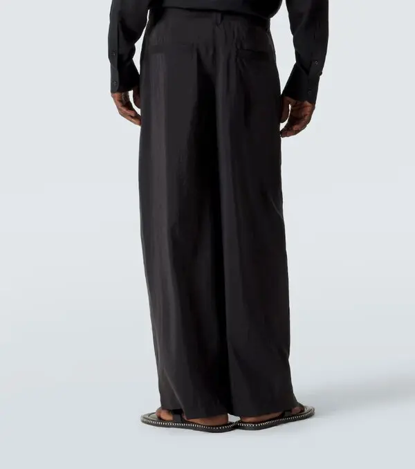 LEMAIRE Silk-blend Straight Pants