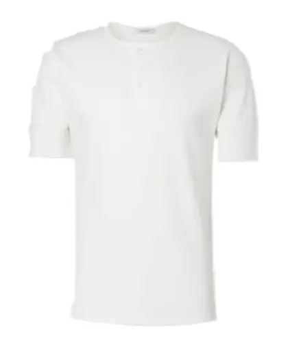 LEMAIRE Cotton And Linen Jersey Henley Shirt
